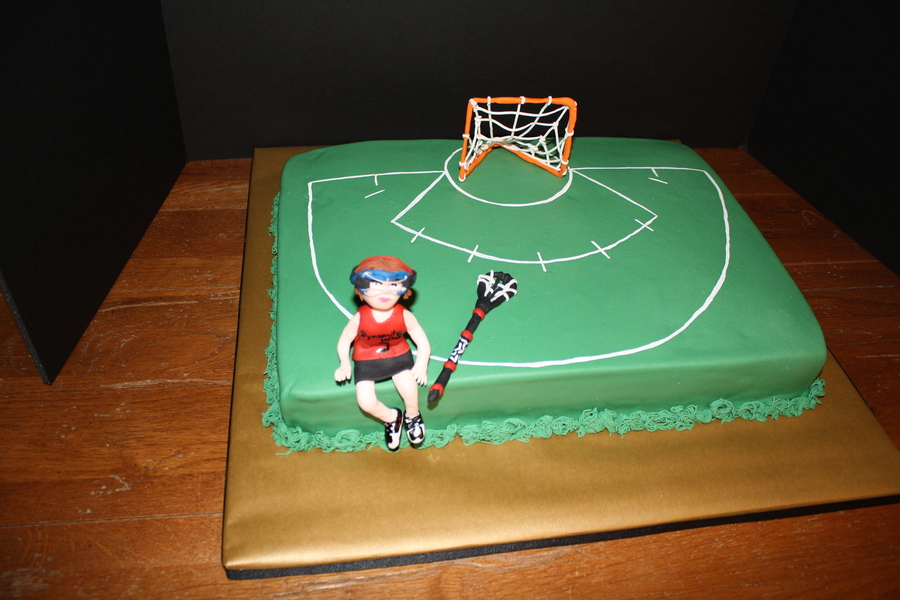 Lacrosse Cake - CakeCentral.com