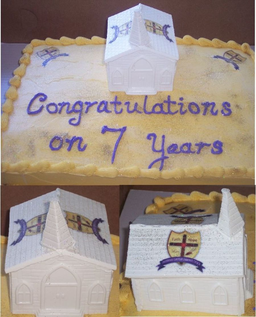 Church Anniversary Cake - CakeCentral.com