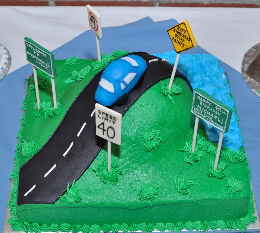 Over The Hill Cake - CakeCentral.com