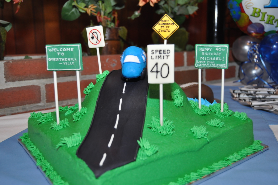 Over The Hill Cake - CakeCentral.com