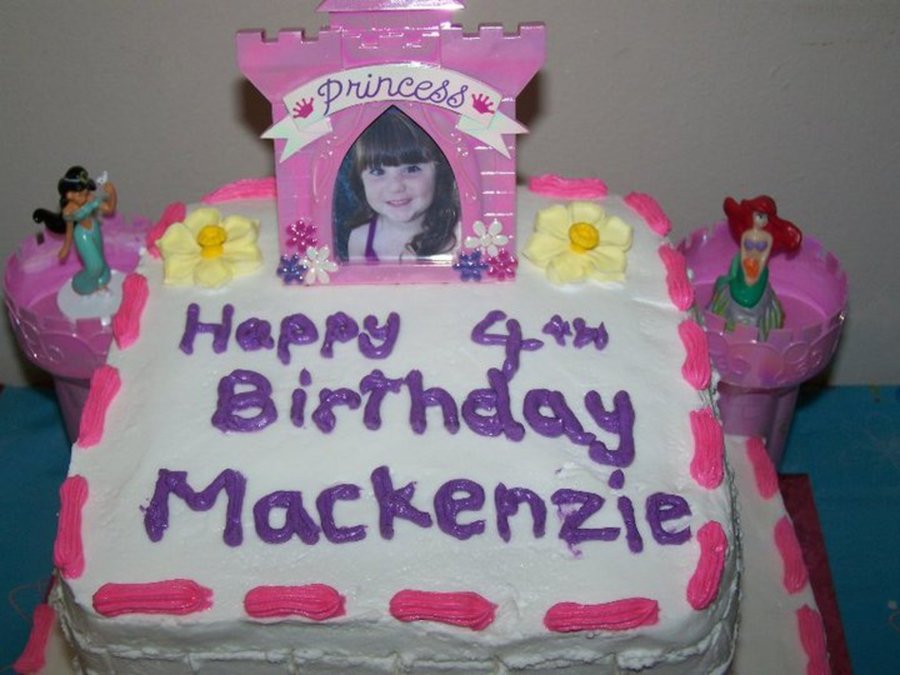 Mackenzies 4Th Birthday Princess Cake - CakeCentral.com