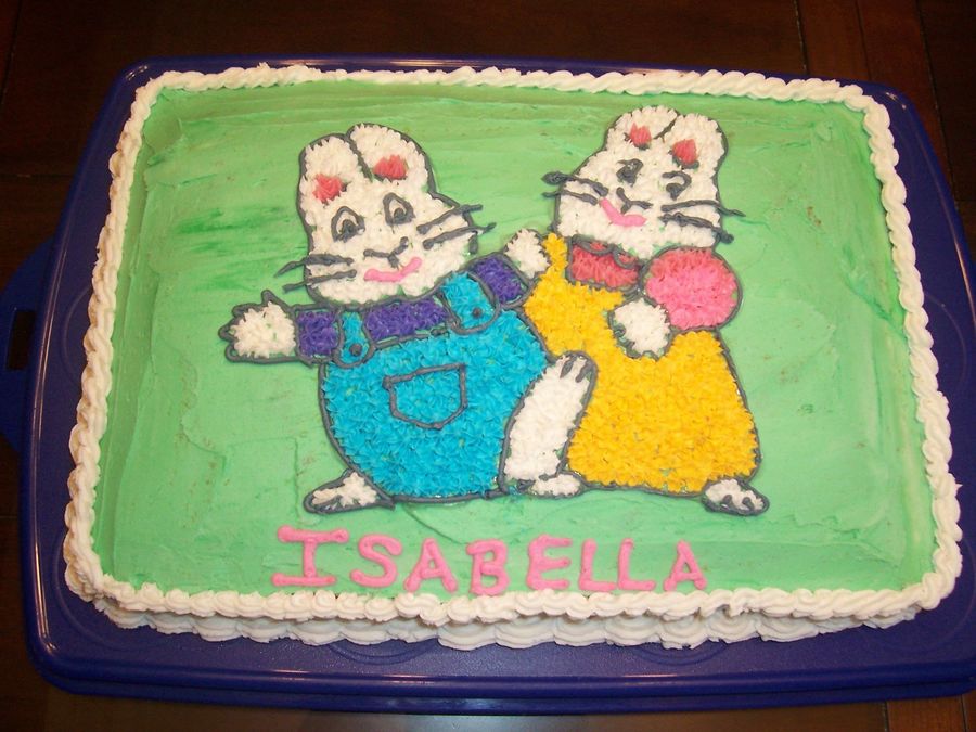 Max & Ruby Birthday Cake - CakeCentral.com