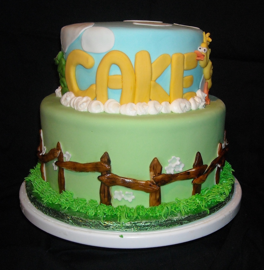 Word World Cake - CakeCentral.com