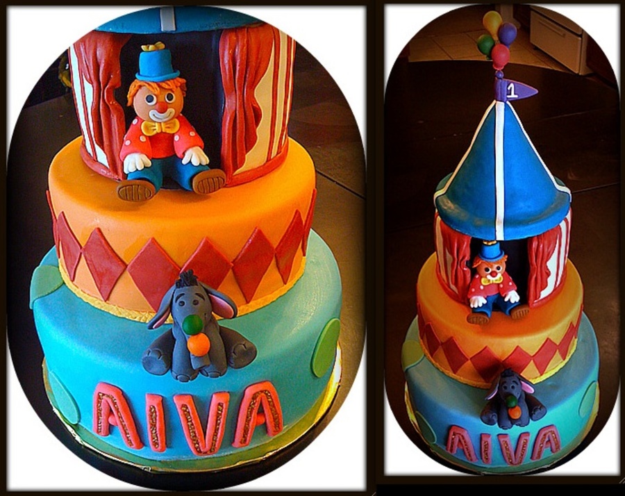 1St Circus Cake - CakeCentral.com