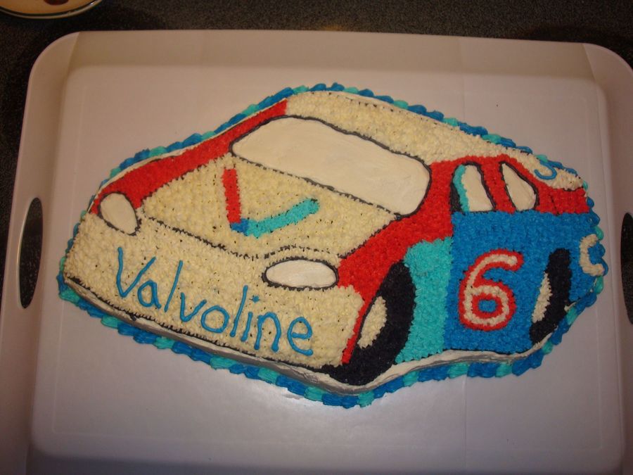 Mark Martin Nascar Cake - CakeCentral.com
