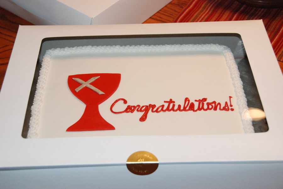 Ordination Cake - CakeCentral.com