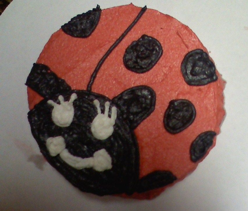 !/4 Sheet Ladybug - CakeCentral.com