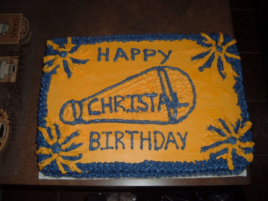 Cheer Cake - CakeCentral.com