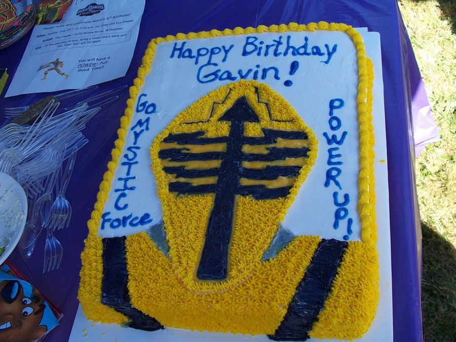 Yellow Power Ranger - CakeCentral.com