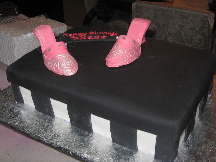 Shoe Box Cake - CakeCentral.com