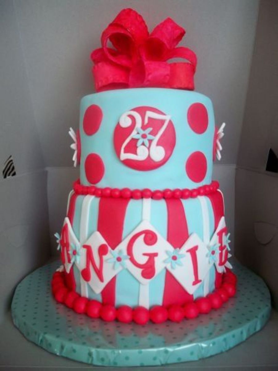 Angie's Birthday Cake - CakeCentral.com