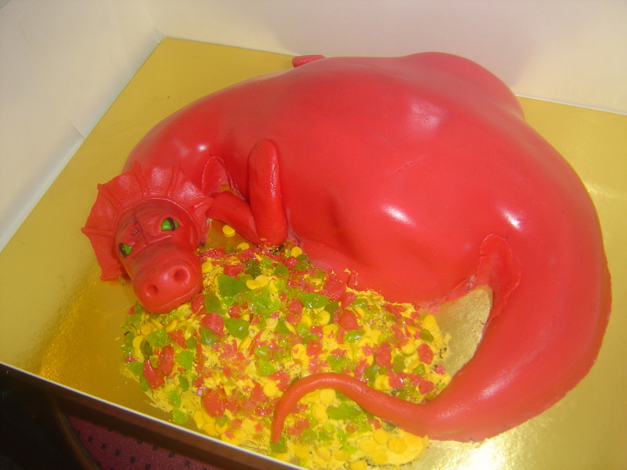 Red Dragon Cake - CakeCentral.com
