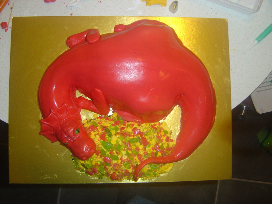 Red Dragon Cake - CakeCentral.com