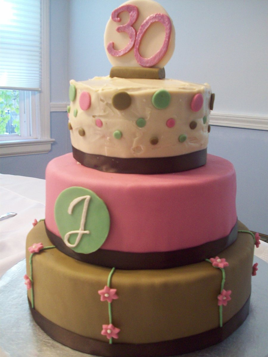 30Th Birthday Cake - CakeCentral.com