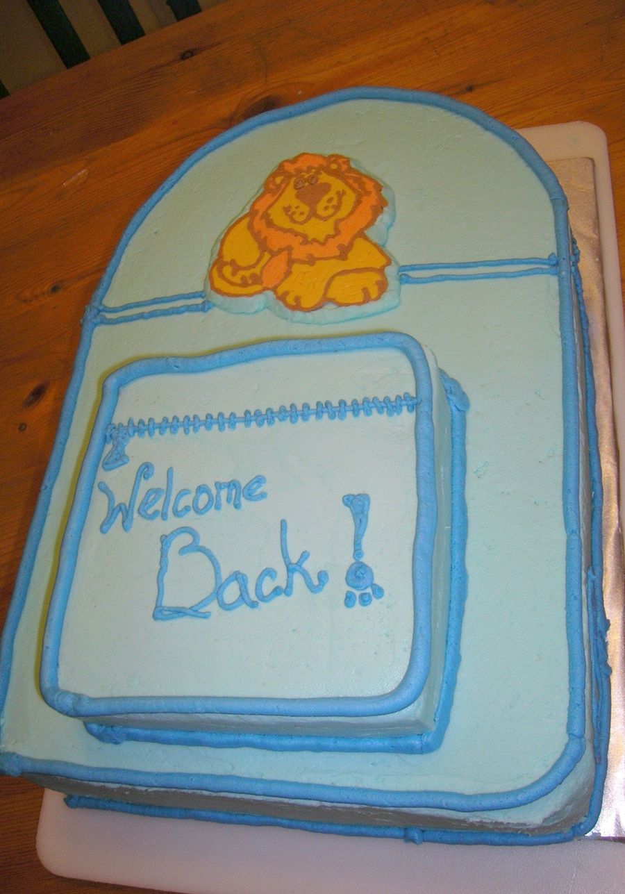 Backpack Cake - CakeCentral.com