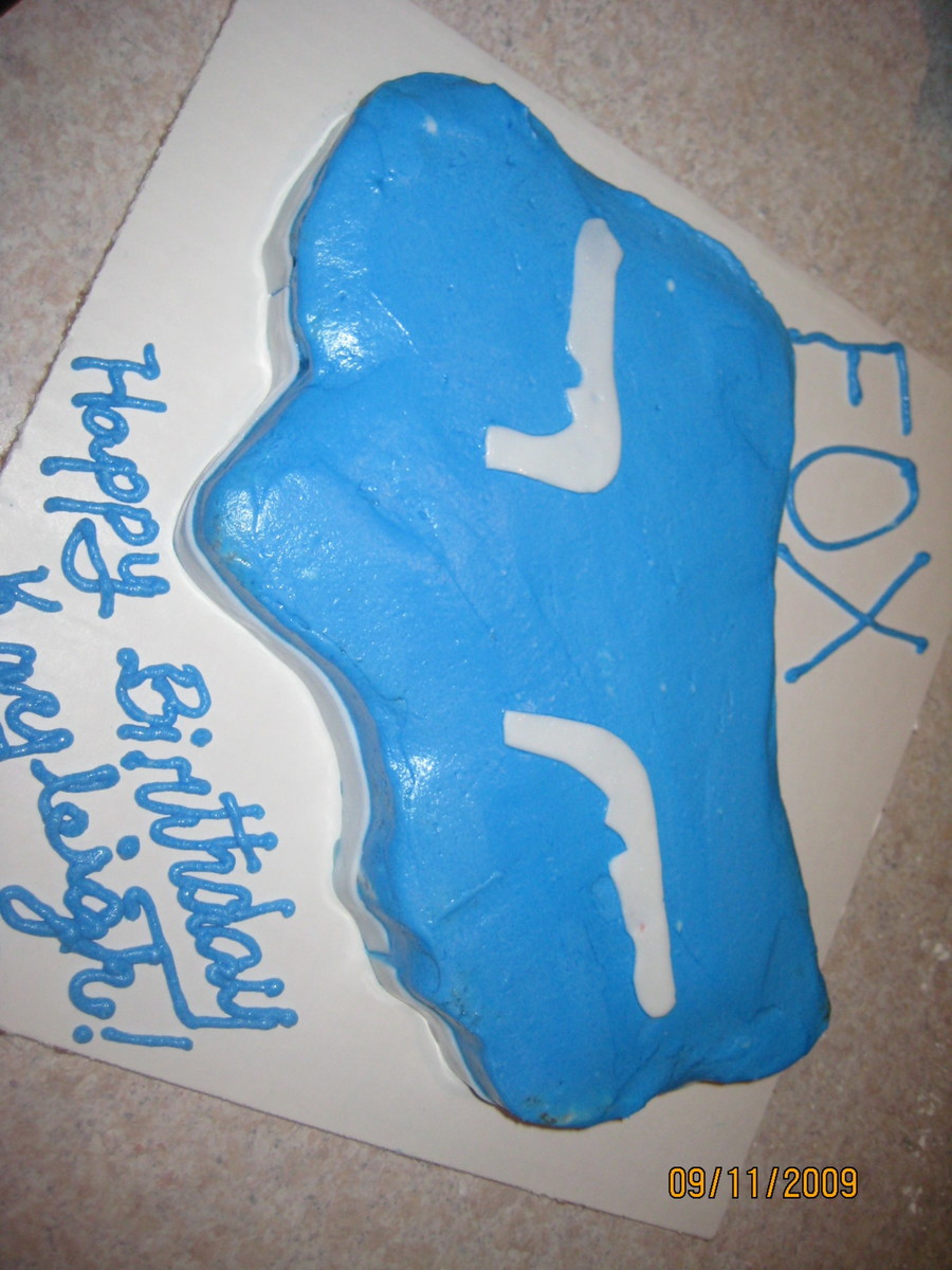 Fox Racing Birthday Cake - CakeCentral.com