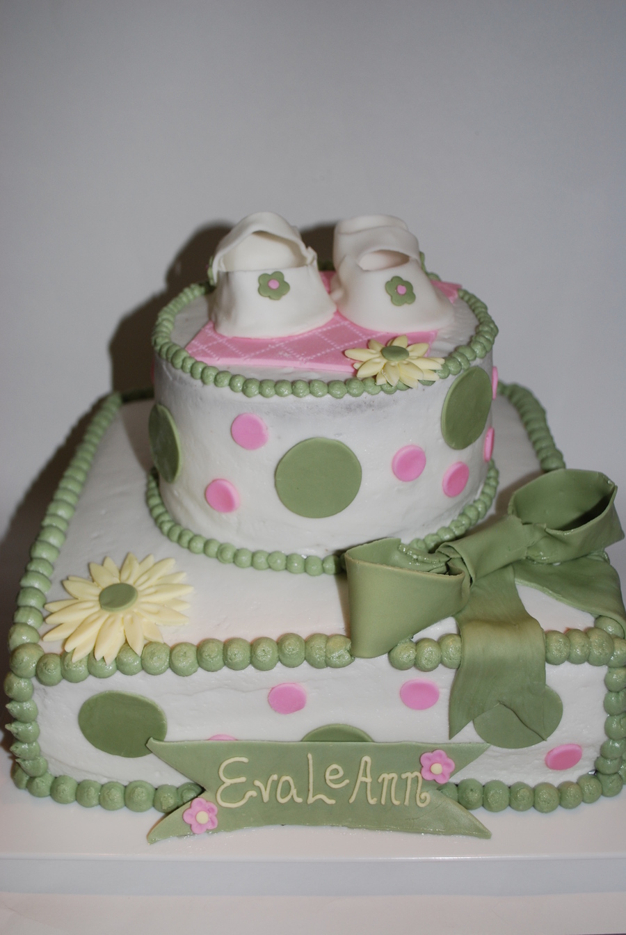 Juniper Green Baby Shower - CakeCentral.com