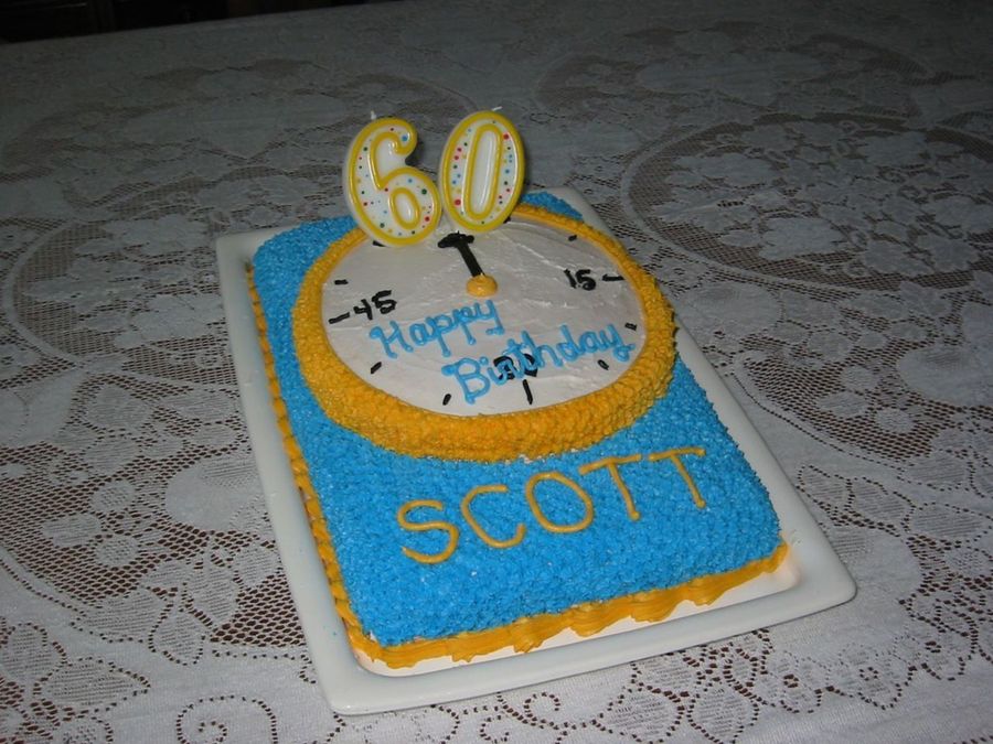 60Th Birthday Stopwatch - CakeCentral.com