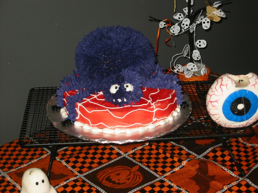 Spooky Spider - CakeCentral.com