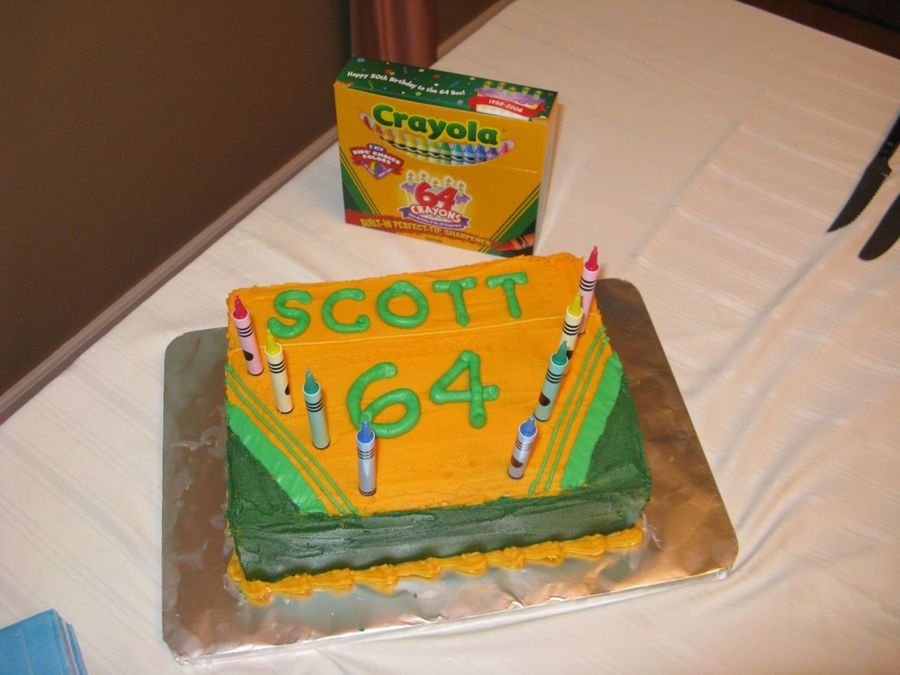 64 Birthday Colors - CakeCentral.com