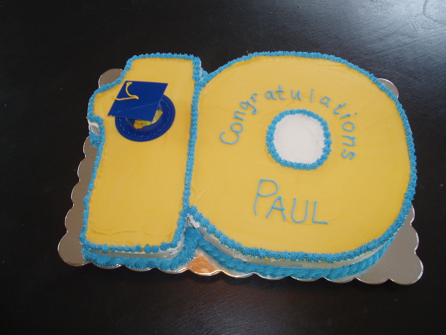 #10 Grad Cake - CakeCentral.com