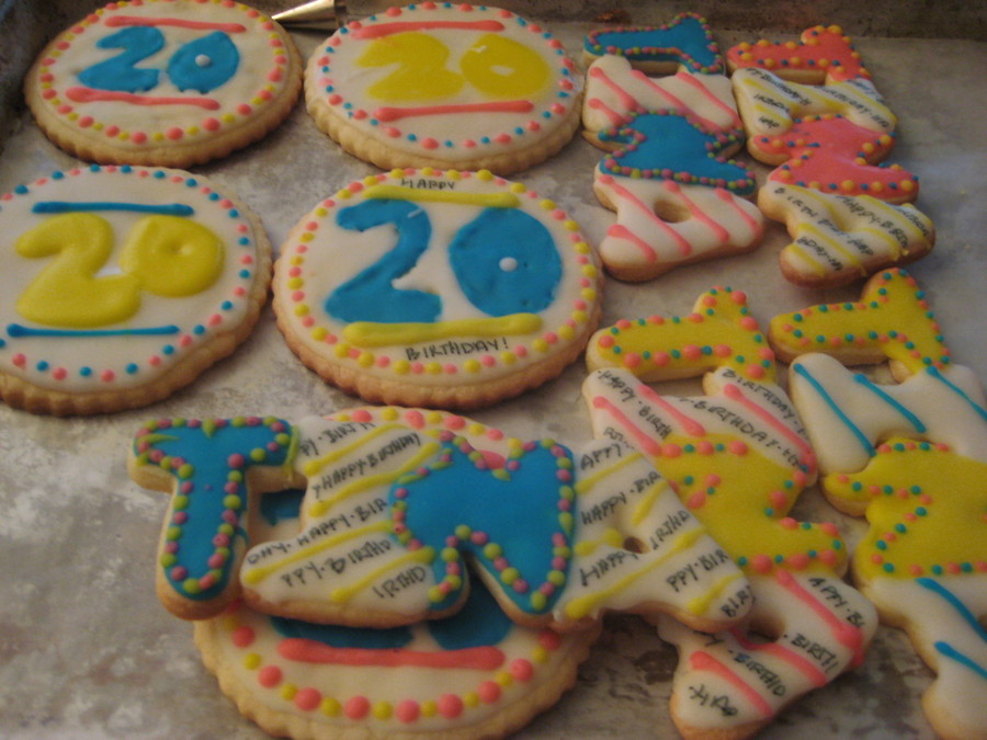 Birthday Cookies - CakeCentral.com