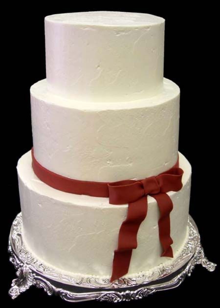 Simple Cake For An Uncomplicated Bride - CakeCentral.com