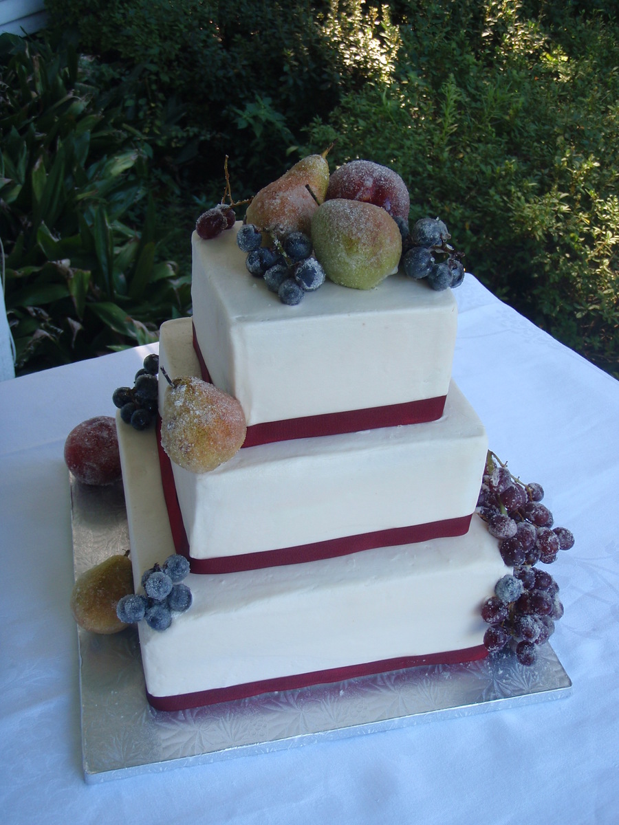 Sugared Fruit Cake - CakeCentral.com