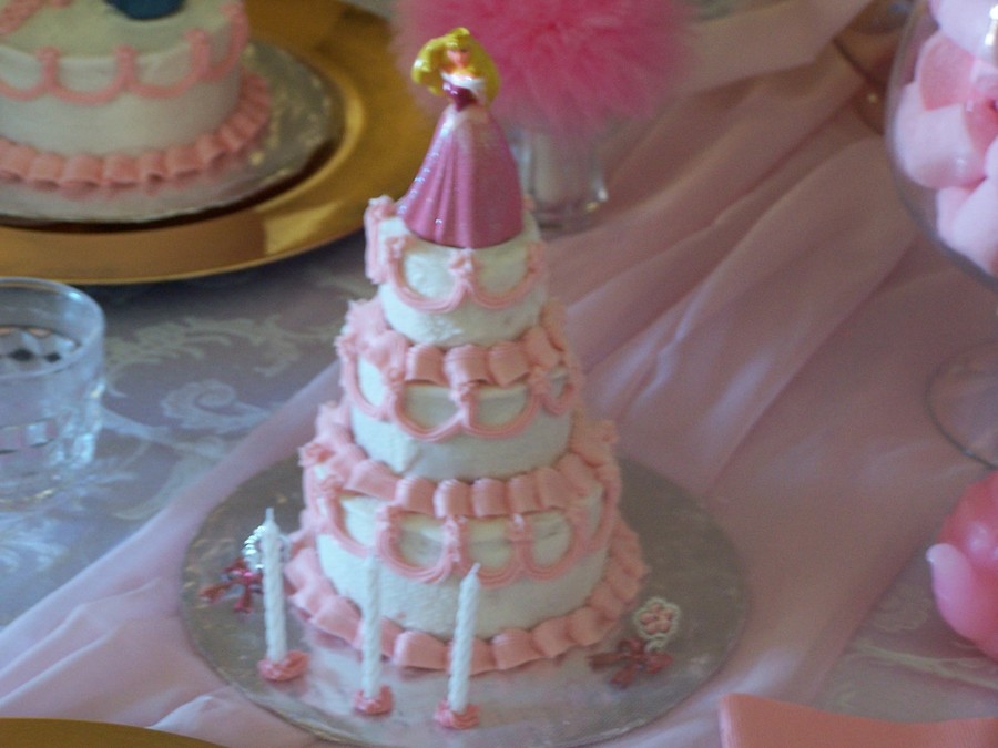 Mini Tiered Princess Cake - CakeCentral.com