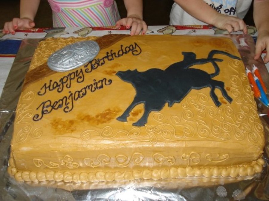 Bullrider Cake - CakeCentral.com