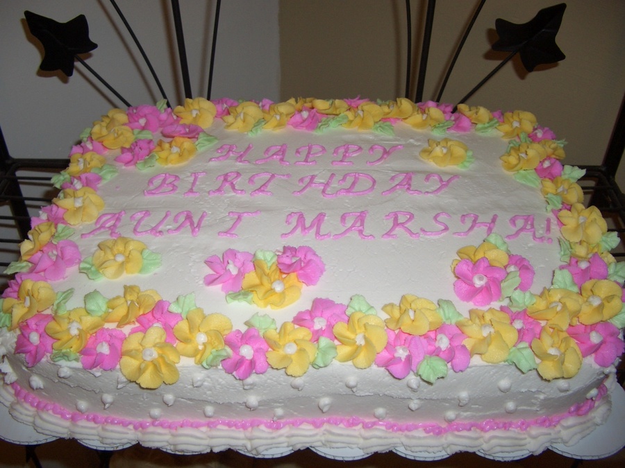 Drop Flower Cake - CakeCentral.com