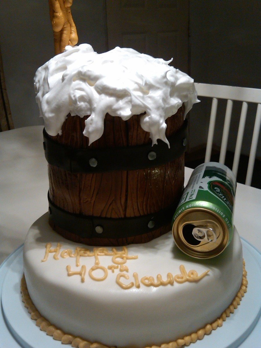 Beer Can Cake - CakeCentral.com
