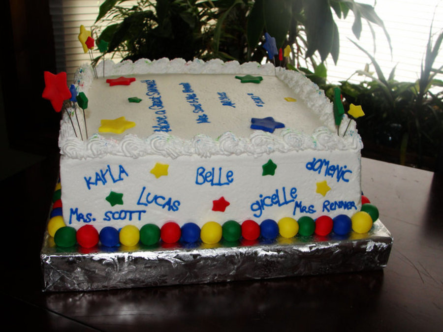 Last Day Of Preschool Cake - CakeCentral.com