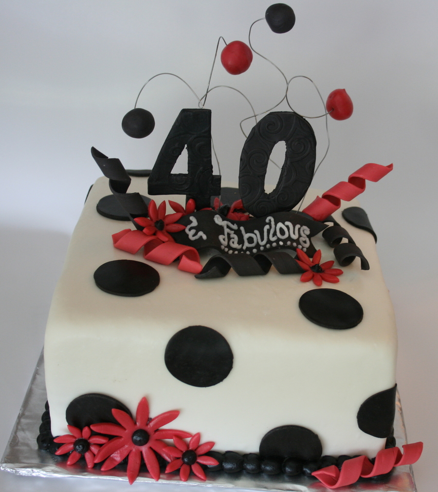40 And Fabulous - CakeCentral.com