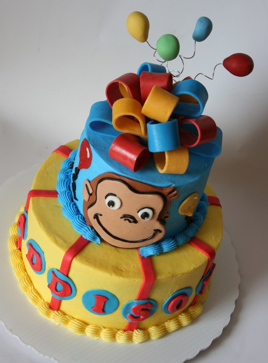 Curious George Cake - CakeCentral.com