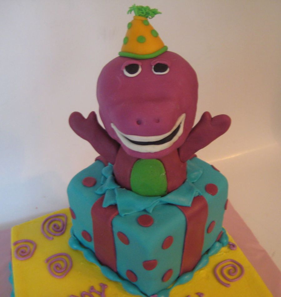Barney Cake - CakeCentral.com