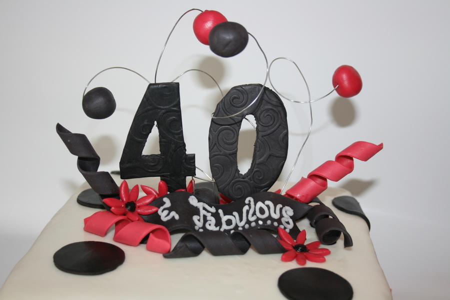 40 And Fabulous - CakeCentral.com