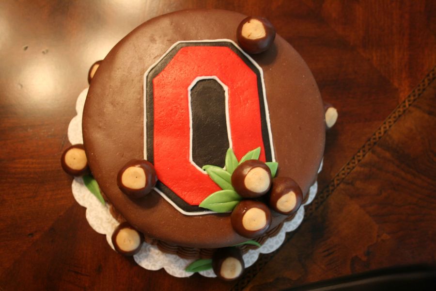 Ohio State Cake - CakeCentral.com