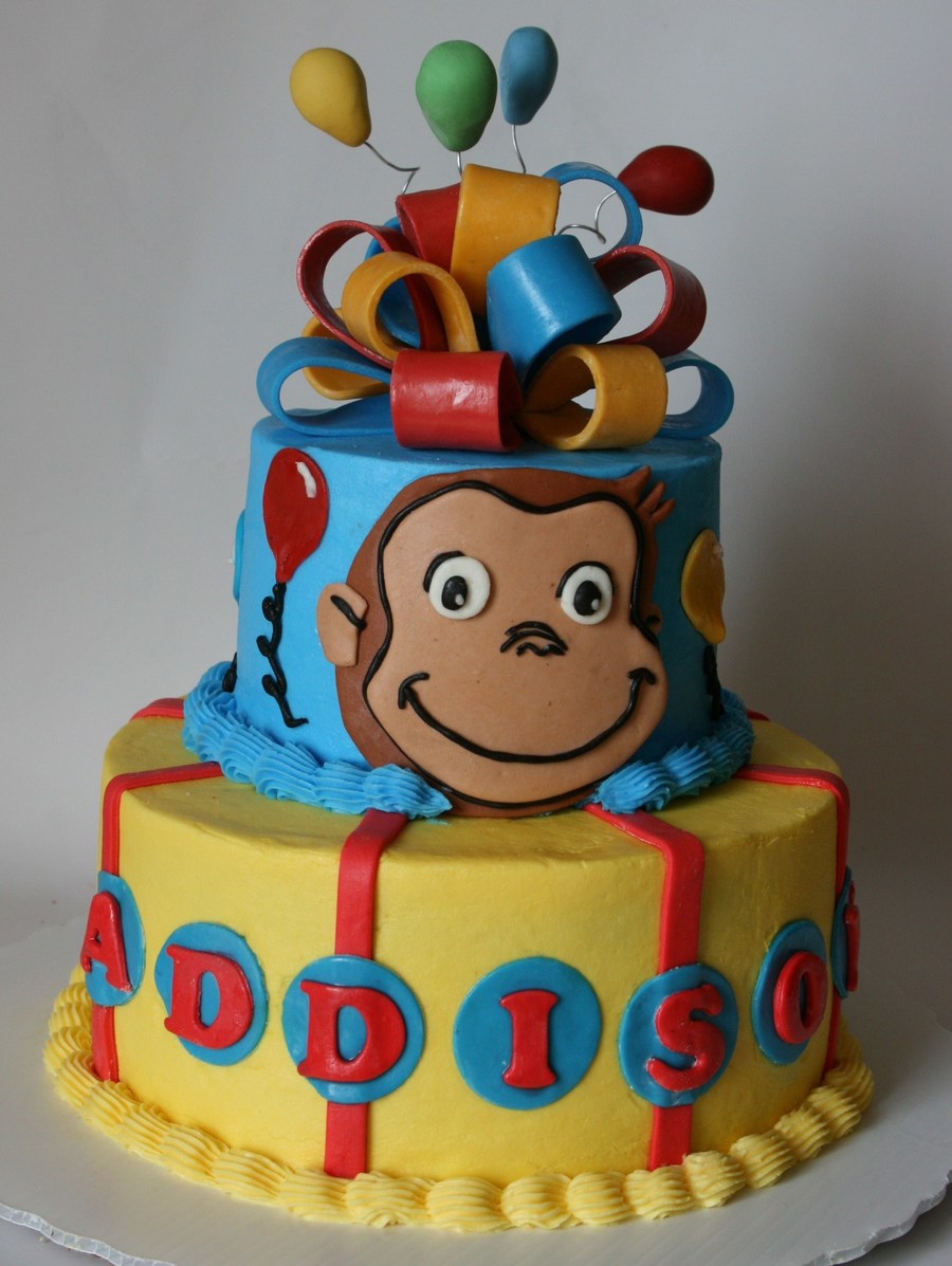 Curious George Cake - CakeCentral.com