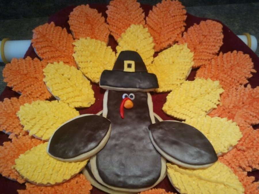 Turkey Cookie Tray - CakeCentral.com