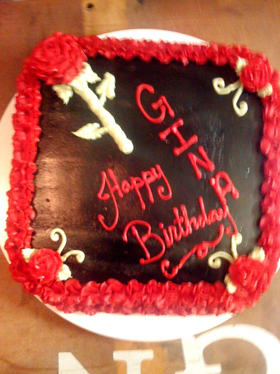 Black And Red - CakeCentral.com