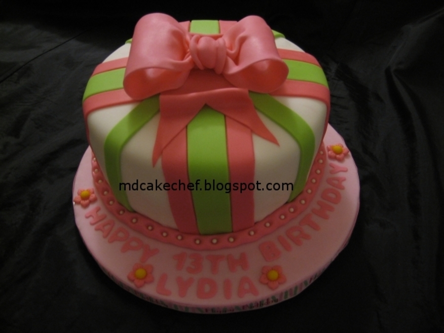 Birthday Cake For A 13 Year Old Girl - CakeCentral.com
