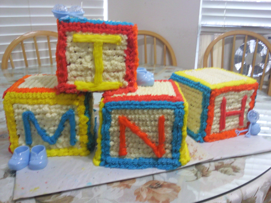 Baby Blocks - CakeCentral.com
