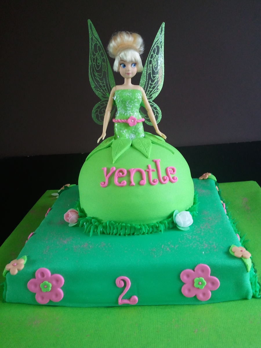Tinkerbell Cake - CakeCentral.com