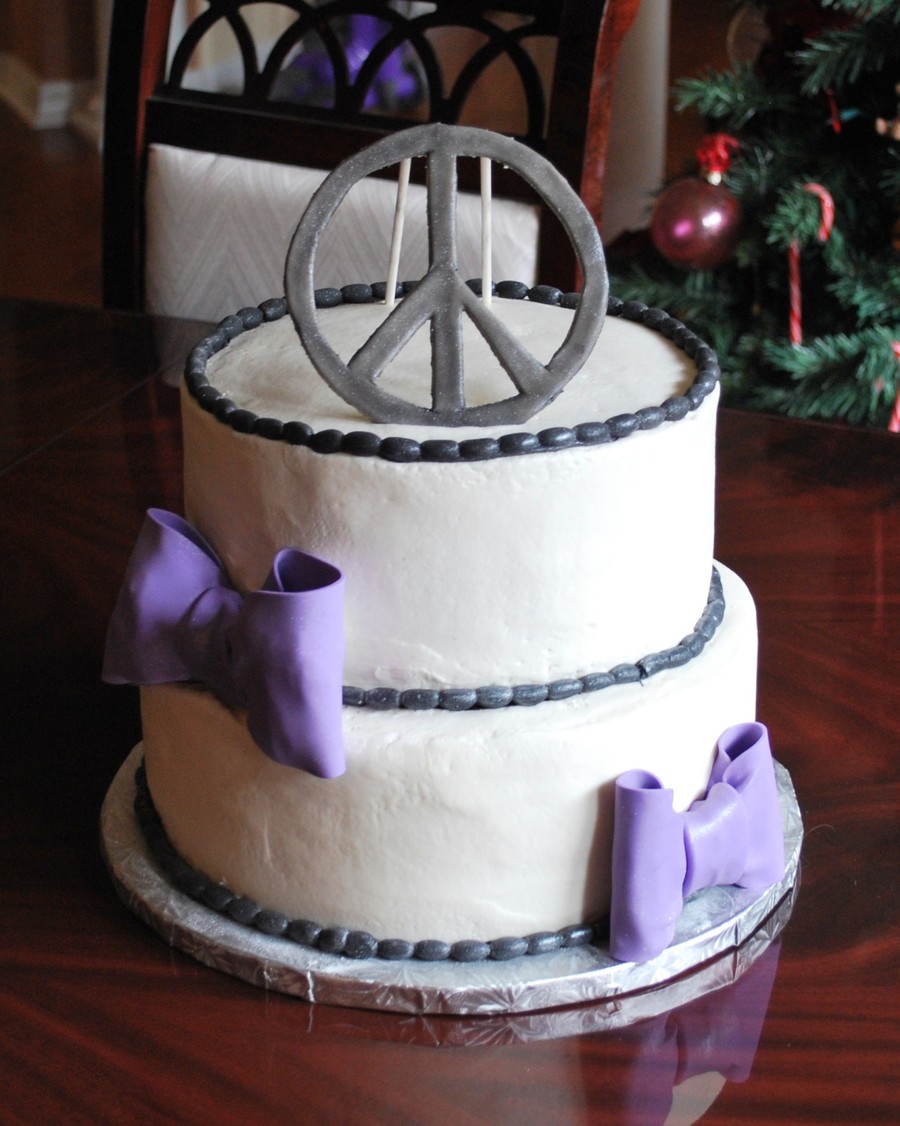 Peace Birthday Cake - CakeCentral.com