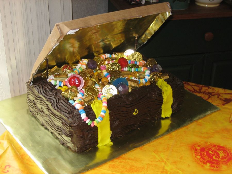 Treasure Chest Birthday Cake - CakeCentral.com