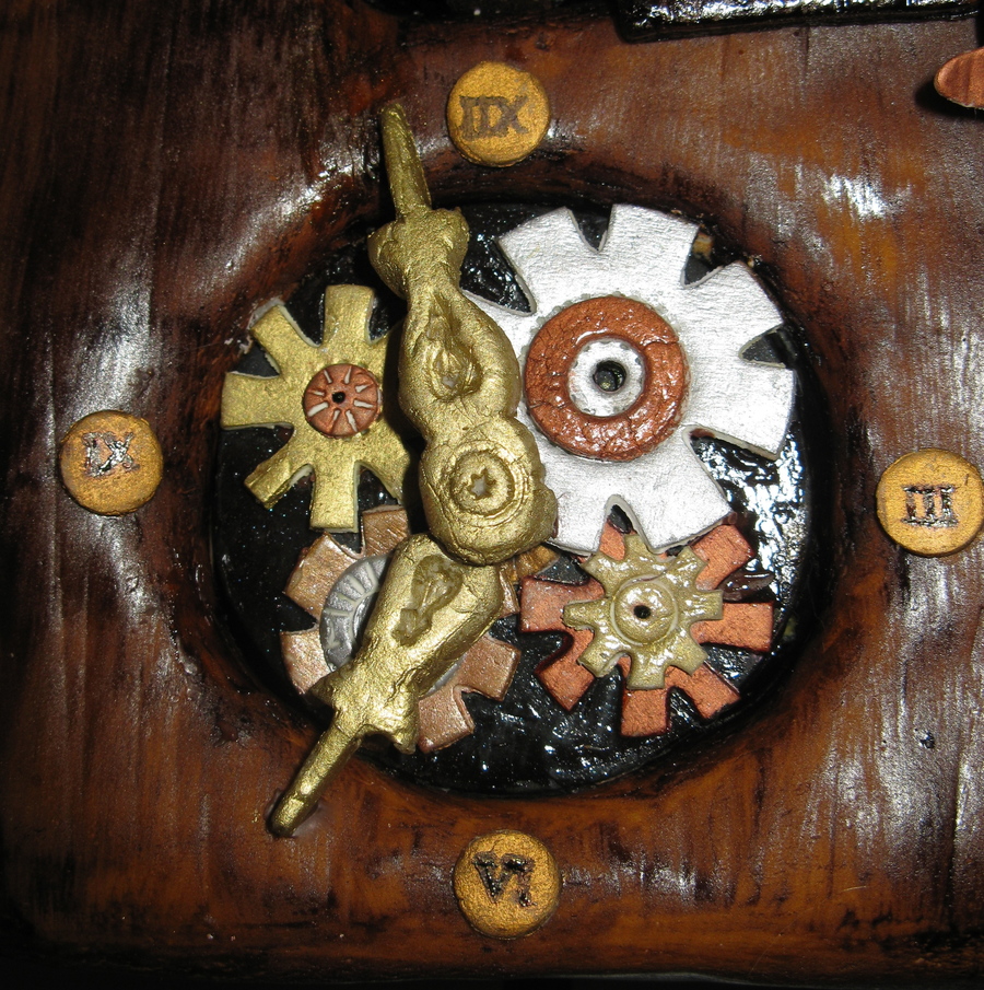 Steampunk Cuckoo Clock Cake - CakeCentral.com