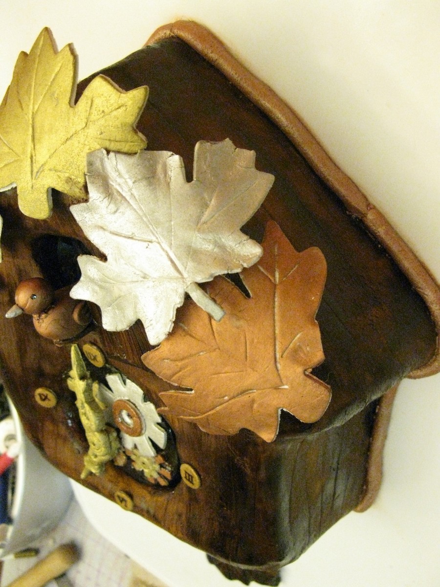 Steampunk Cuckoo Clock Cake - CakeCentral.com