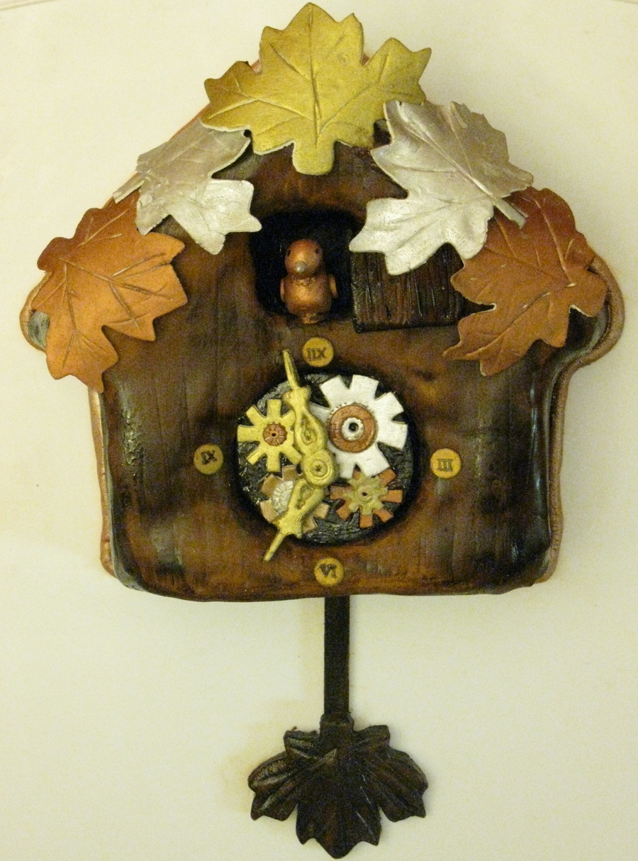 Steampunk Cuckoo Clock Cake - CakeCentral.com