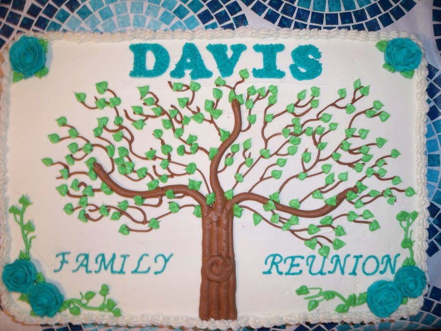 Family Tree Runion Cake - CakeCentral.com